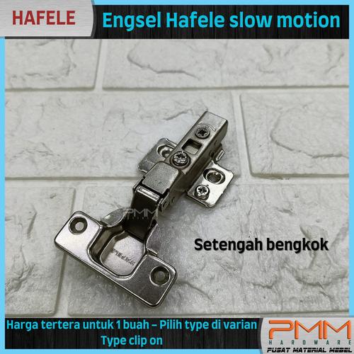 Jual ENGSEL SENDOK HAFELE SOFT CLOSING CLIP ON LURUS | SETENGAH ...