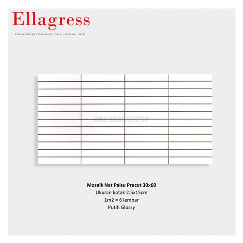 Jual Ellagress Mosaik Precut Nat Palsu Ellagress Kotak 30x60 Lantai ...