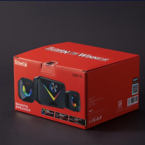 Jual Speaker Gaming Gamen GS10 Subwoofer With RGB Lights Black ...