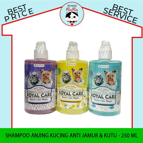 Jual SHAMPOO ANTI KUTU ANTI JAMUR ANJING DAN KUCING ROYAL CARE PUMP 250 ...