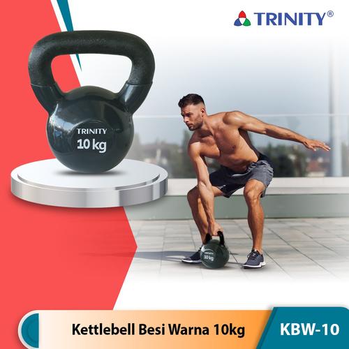 Jual Trinity Kettlebell Besi Warna 10 Kg Dumbel Besi Fitness Barbel ...