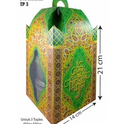 Jual Dus Toples Lebaran Box Toples Kue Kering Idul Fitri Dus Lebaran ...