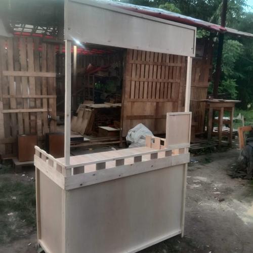 Jual BOOTH PORTABLE BAHAN KAYU JATI 12MM TEBAL DAN KOKOH - polos ...