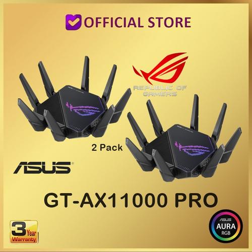 Promo ASUS ROG Rapture GT-AX11000 PRO 2 Pack Gaming WIFI 6 Router ...