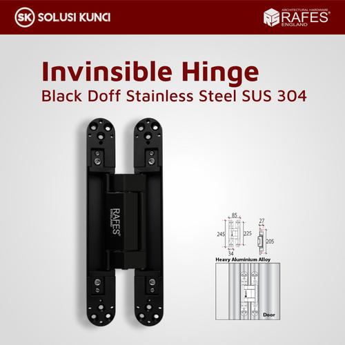 Jual Concealed Hinges / Engsel Tanam RAFES England Black 120 KG ...