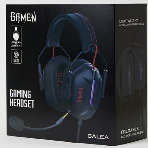 Jual Headset Gaming Gamen Galea 7.1 Chanel Tactical USB Input Black ...