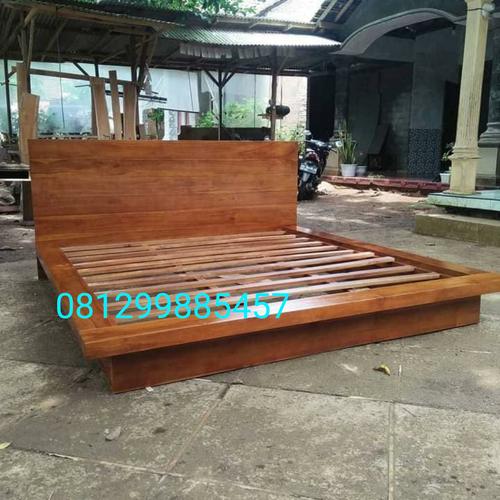 Jual Dipan jati minimalis divan tempat tidur pendek ranjang queen size ...