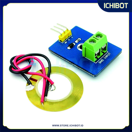 Jual Analog Piezoelectric Ceramic Vibration Sensor Getar Piezo Electric ...