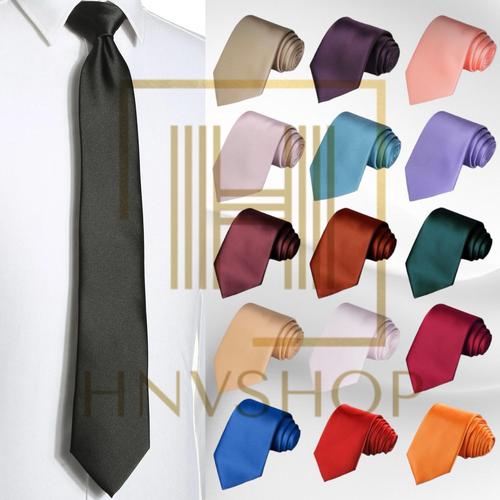 Jual Tie Dasi Panjang Pria 3 inch Polos Satin Premium Banyak Warna ...