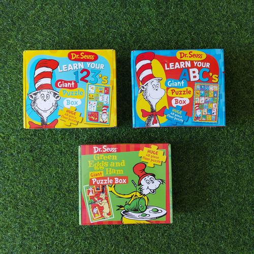 Jual Dr. Seuss Giant Puzzle Box - HUGE 48-piece floor puzzle (Ages 3 ...