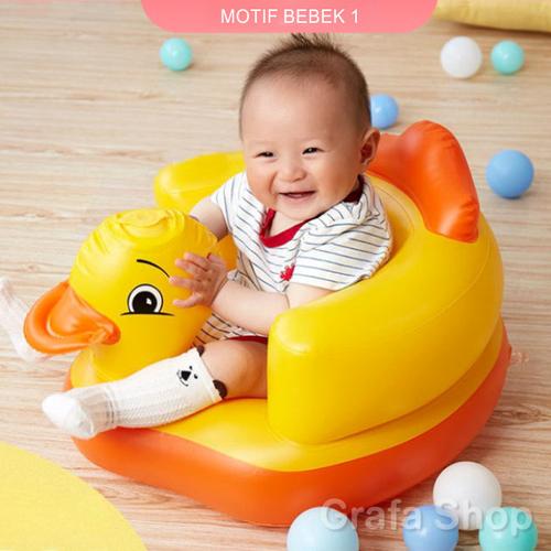 Jual Sofa Kursi Makan Bayi belajar duduk balon Baby Chair Model Tiup ...