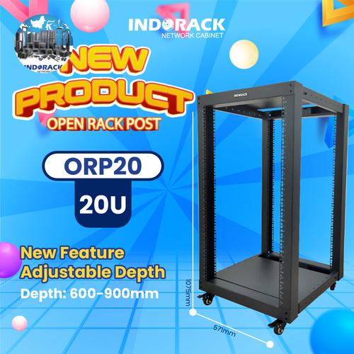 Jual ORP20 Rack Audio Indorack, 20 U open Rack - Jakarta Utara ...