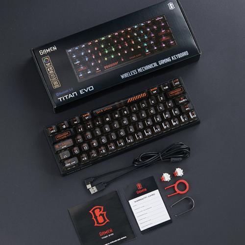 Jual Keyboard Gaming Gamen Titan Evo Multi Wireless Modes RGB Light ...