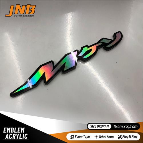Jual Emblem Acrylic Mio Jepang Kanji Japan Logo Timbul 3D - Kota ...