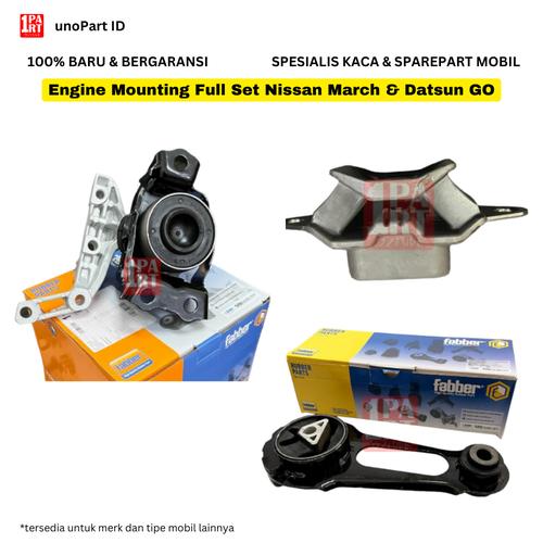 Jual Engine Mounting Full Set Kiri Kanan Belakang Nissan March Datsun ...