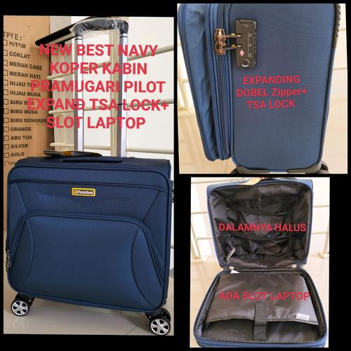Jual KOPER KABIN KAIN 14 INCHI POLO CLASSIC USB PORT MODEL PRAMUGARI ...