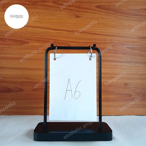 Jual Tempat menu holder kayu / nomor meja / stand menu kayu / Menu ...