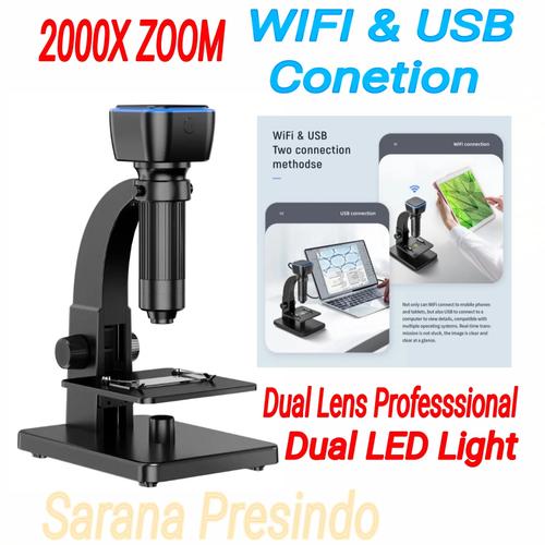Jual Digital Microscope Inskam 315W WIFI Digital microscope & USB 2000X ...