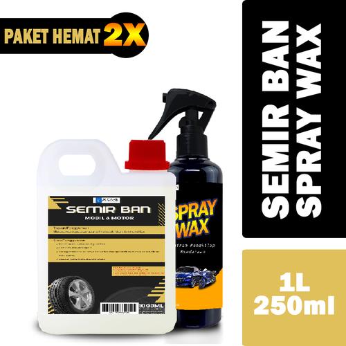 Promo Semir Ban Mobil dan Motor 1 L + Pengkilap Body Mobil dan Motor ...