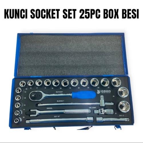 Jual Kunci Sok Socket Set 24pcs 6PT Sock Set Box Besi Japan - Jakarta ...