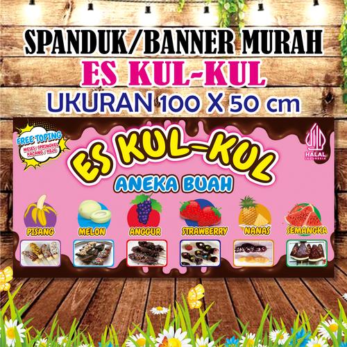 Jual banner es kul kul - pink 100x50 - Kota Bekasi - MankPoeds Print ...