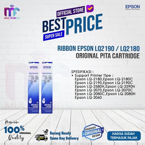 Jual Ribbon Epson Lq2190 / Lq2180 Original Pita Cartridge - Jakarta ...