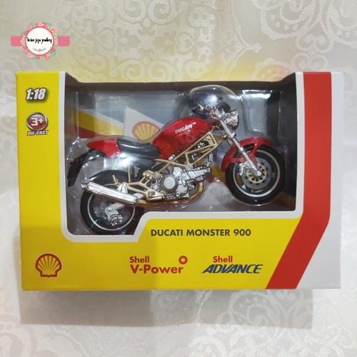 Jual ducati monster 900 shell burago 1:18 diecast bike motorcycle - Kab ...
