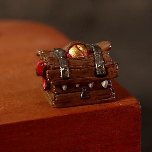 Jual Artisan keycaps mimic chest monster keycaps dnd character trap ...