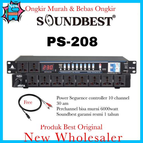 Jual Power Sequecer Soundbest p802 10 channel Original 802 - Jakarta ...