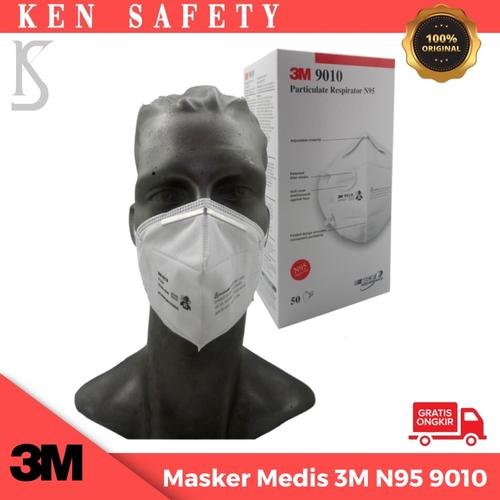 Jual Masker Safety N95 3M 9010 Mask Anti Debu Polusi SNI Original ...