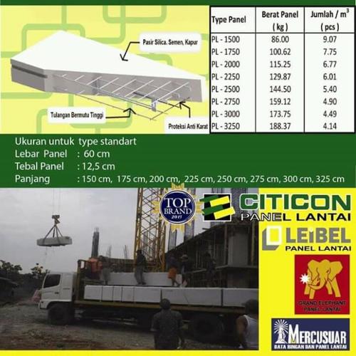 Jual panel lantai Citicon PLC325 standard jabodetabek - Kab. Tangerang ...