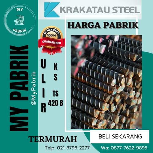 Jual BESI BETON ULIR POLOS ULIR 40 MM 50MM TS 420 B SERTIFIKAT FULL SNI ...