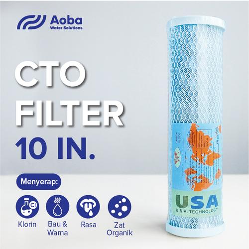Jual Carbon Blok 10" CTO 10 INCH | Cartridge Filter Air Karbon Aktif GARUDA - GARUDA - Kab ...