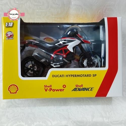 Jual diecast motor ducati hypermotard SP shell burago 1:18 bike ...