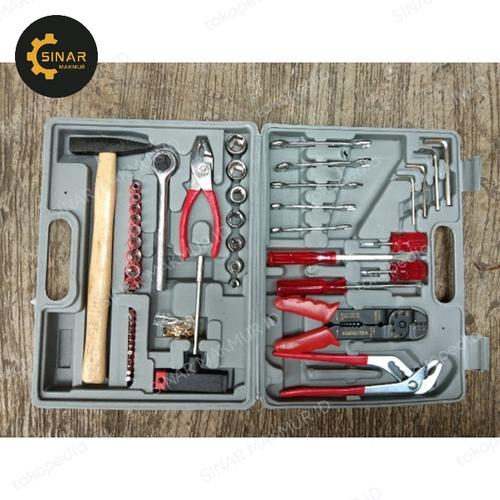 Jual TOOLKIT 100PCS/SET PERKAKAS PALU OBENG TANG SOCKET RATCHET RING ...