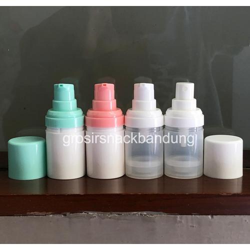 Jual Botol Airless Spray 15ml Botol Serum Airless Pump Kosmetik 15ml ...