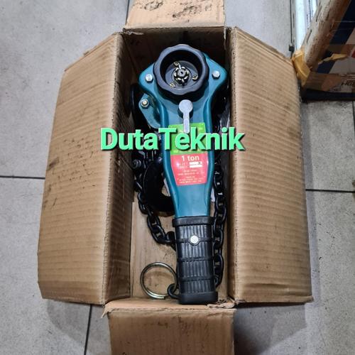 Jual Lever level block 1 ton 1.5 meter kotrek rantai katrol tangan ...
