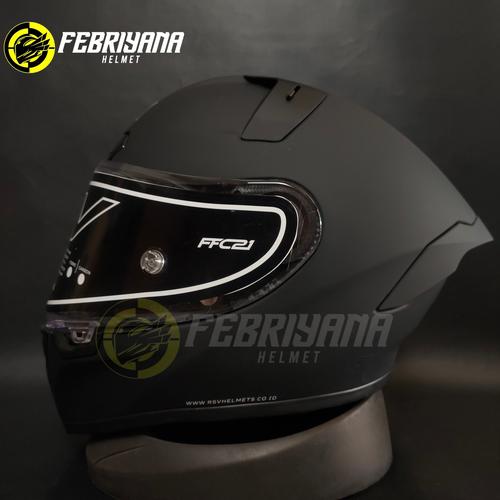 Jual HELM RSV FFC21 SOLID BLACK DOFF SINGEL VISOR | FFC21 - Kab. Bogor ...