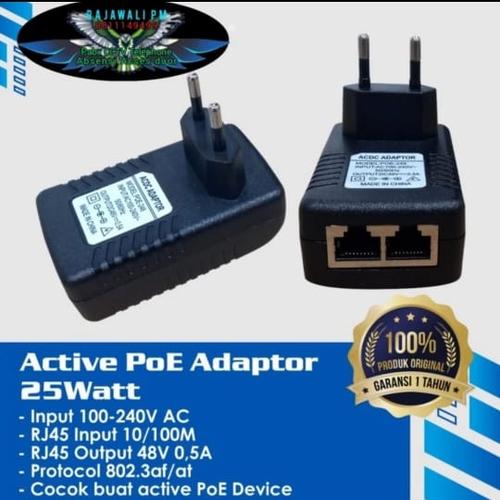 Jual Adaptor Poe Plug Merupakan Active PoE Power supply,For Ip Cam ip ...