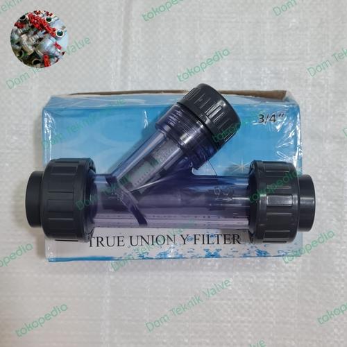 Jual pvc y strainer 3/4" inch DN20 JIS 10K socket transparant - Jakarta ...