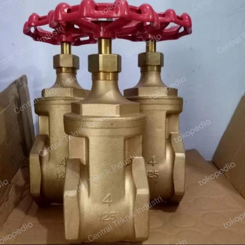 Jual Gate Valve Kuningan Original 4" inch KITZ - Jakarta Barat - Central Teknik Industri_NEW ...