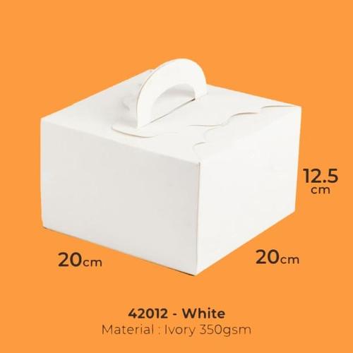 Jual Cake Box Dus Kotak Kado Kardus Packaging Hampers Uk 20X20X12 Cm ...