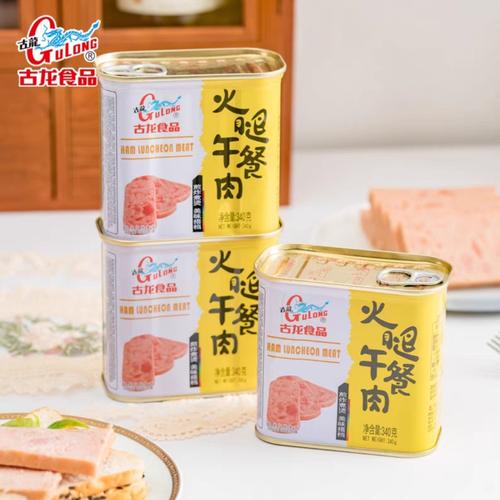 Jual 340g Gulong Pork Ham Luncheon Meat / Daging Babi Dalam Kemasan ...