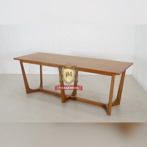 Jual meja makan minimalis kayu jati, dining table minimalis kayu jati ...