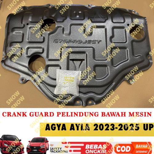 Jual Crank Guard Agya Ayla 2023 2024 2025 Pelindung Bawah Mesin ...