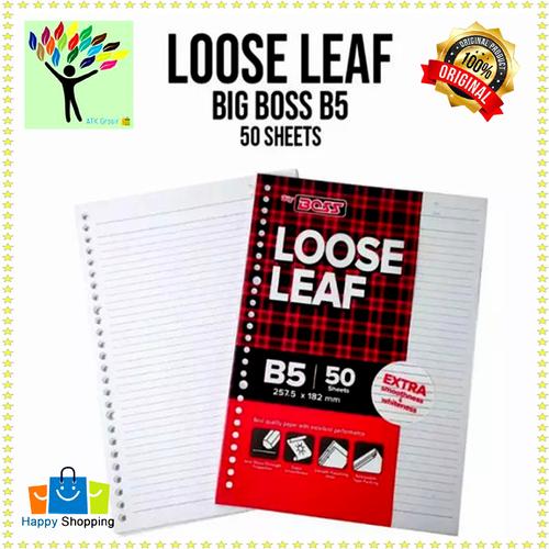 Jual Loose Leaf B5 50 Lembar Big Boss - Jakarta Barat - ATK Grosir ...