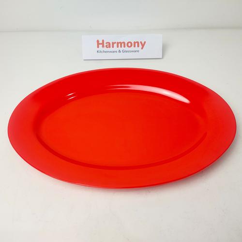 Jual Vanda Piring Oval 14" Piring Melamine Piring Saji Polos Tebal ...