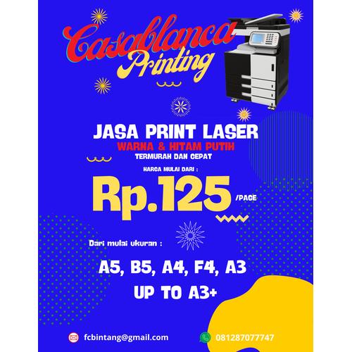 Jual jasa print murah / cetak buku / print warna / print hitam putih ...