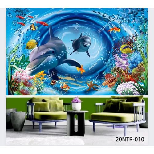 Jual Wallpaper dinding underwater - Wallpaper dinding ikan bawah laut ...