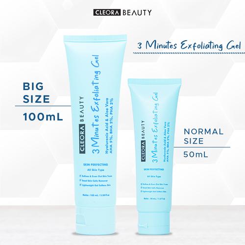 Promo [SPECIAL UPSIZE] Cleora 3 Minute Exfoliating Gel - 50 ml - Kab ...